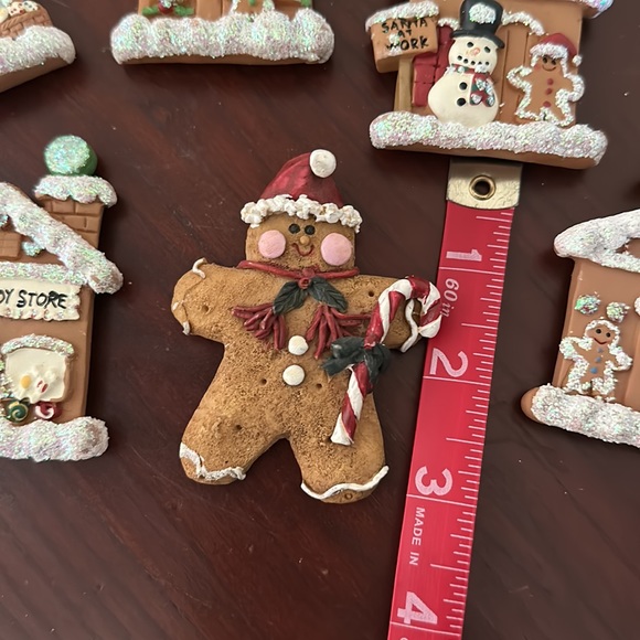 Holiday | Six Gingerbread Houses And Man Magnets | Poshmark